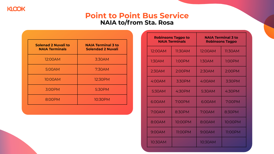 NAIA Premium Bus and Point-to-Point Transfers, Manila, Philippines ...